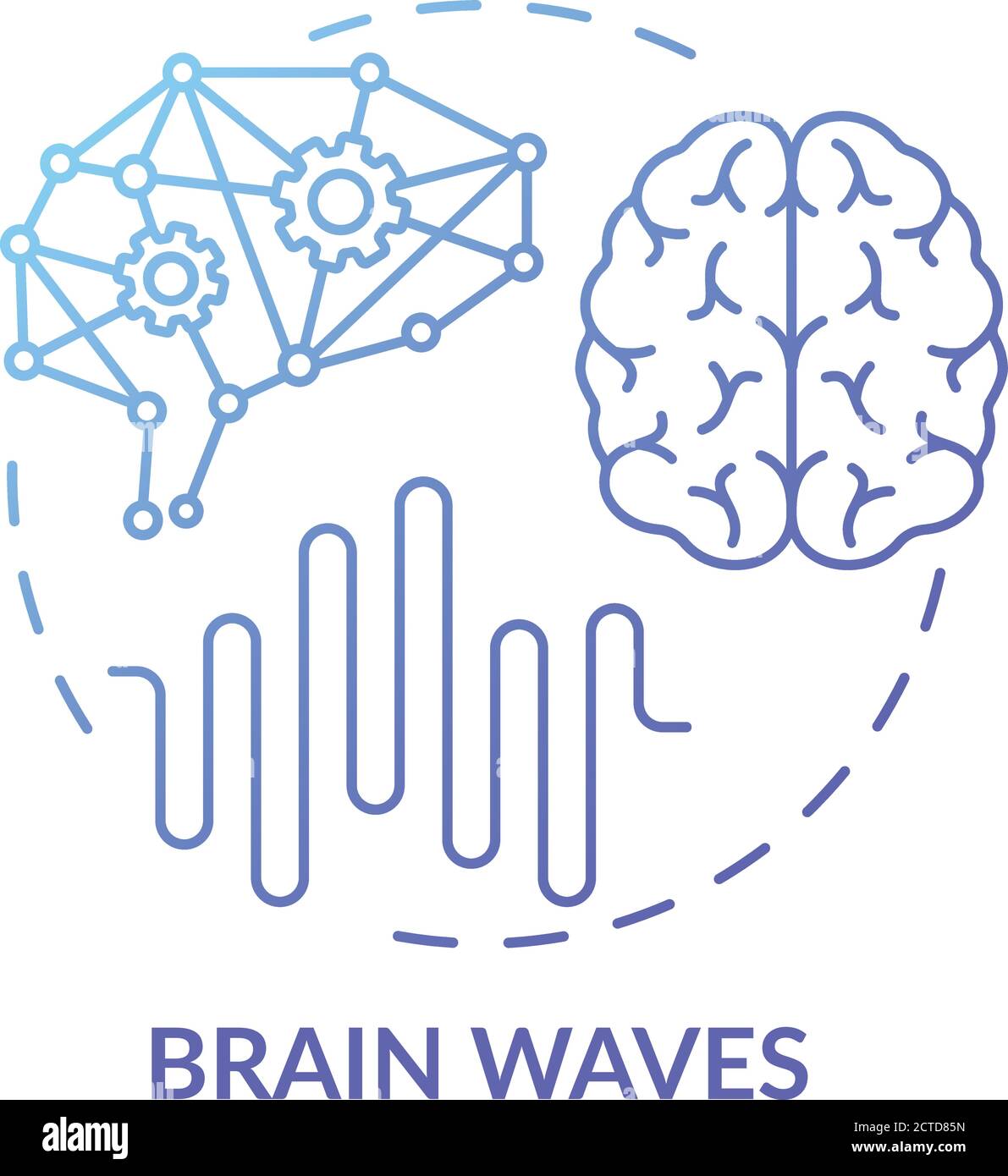 Mri brain abstract concept Stock Vector Images - Alamy