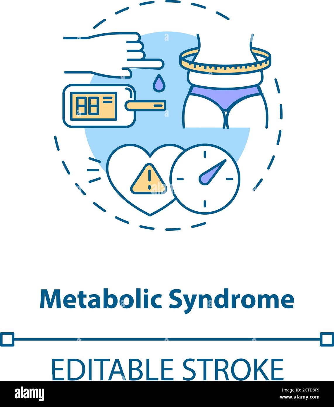Metabolic syndrome concept icon Stock Vector Image & Art - Alamy