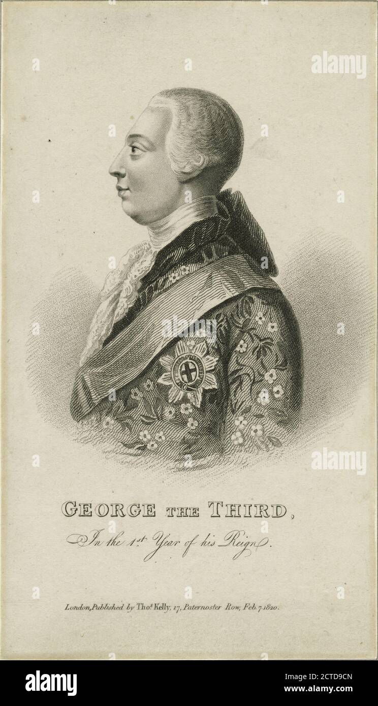 George the Third, in the 1st year of his reign., still image, Prints ...