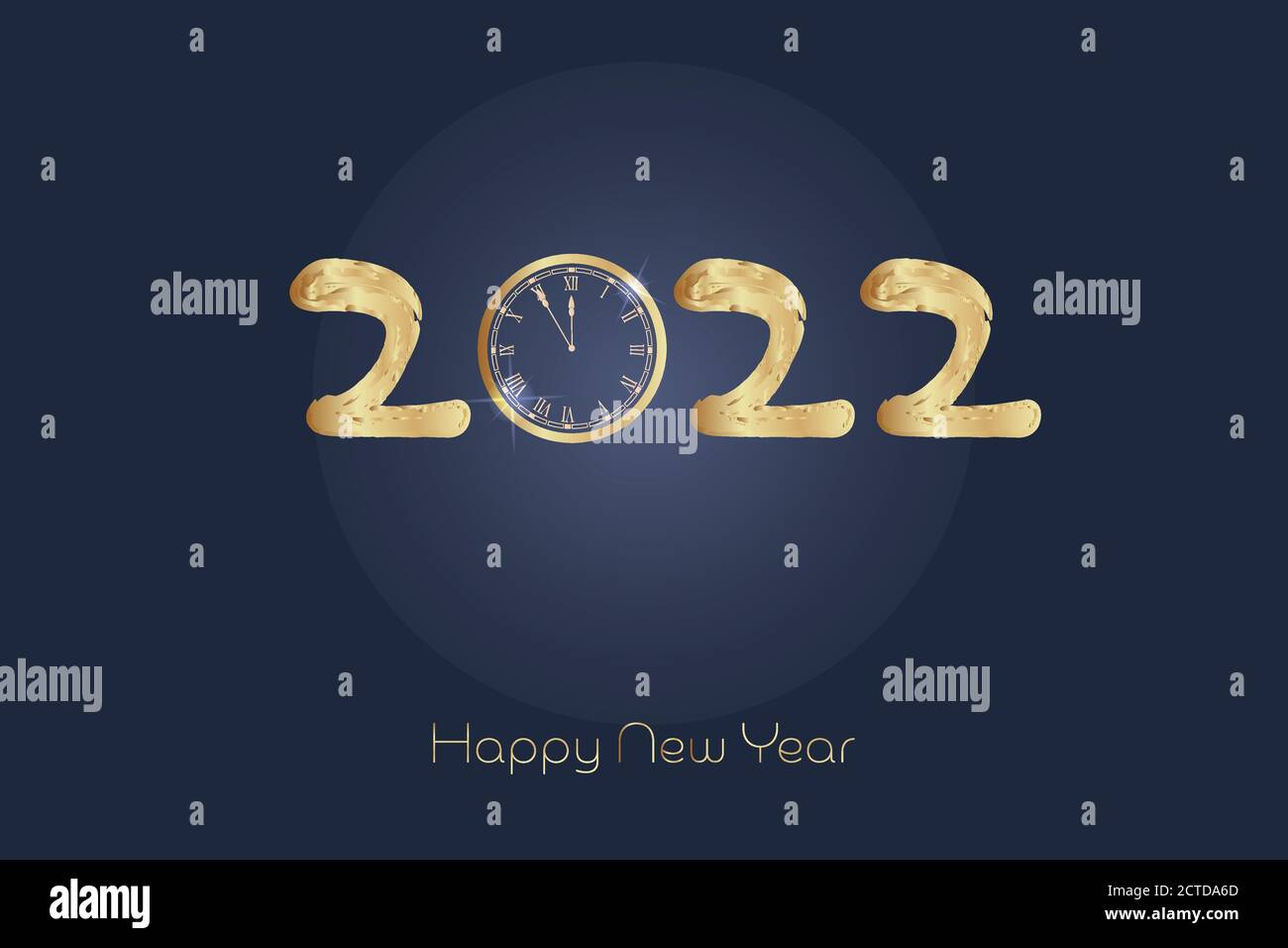 Gold clock numbers Stock Vector Images - Alamy