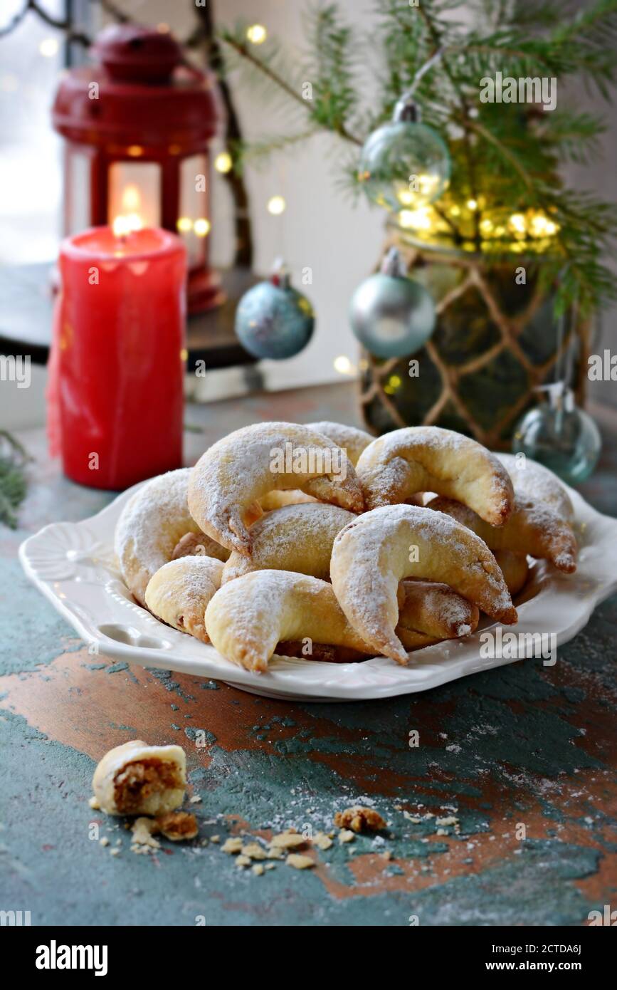 Crescent shaped biscuits hi-res stock photography and images - Alamy