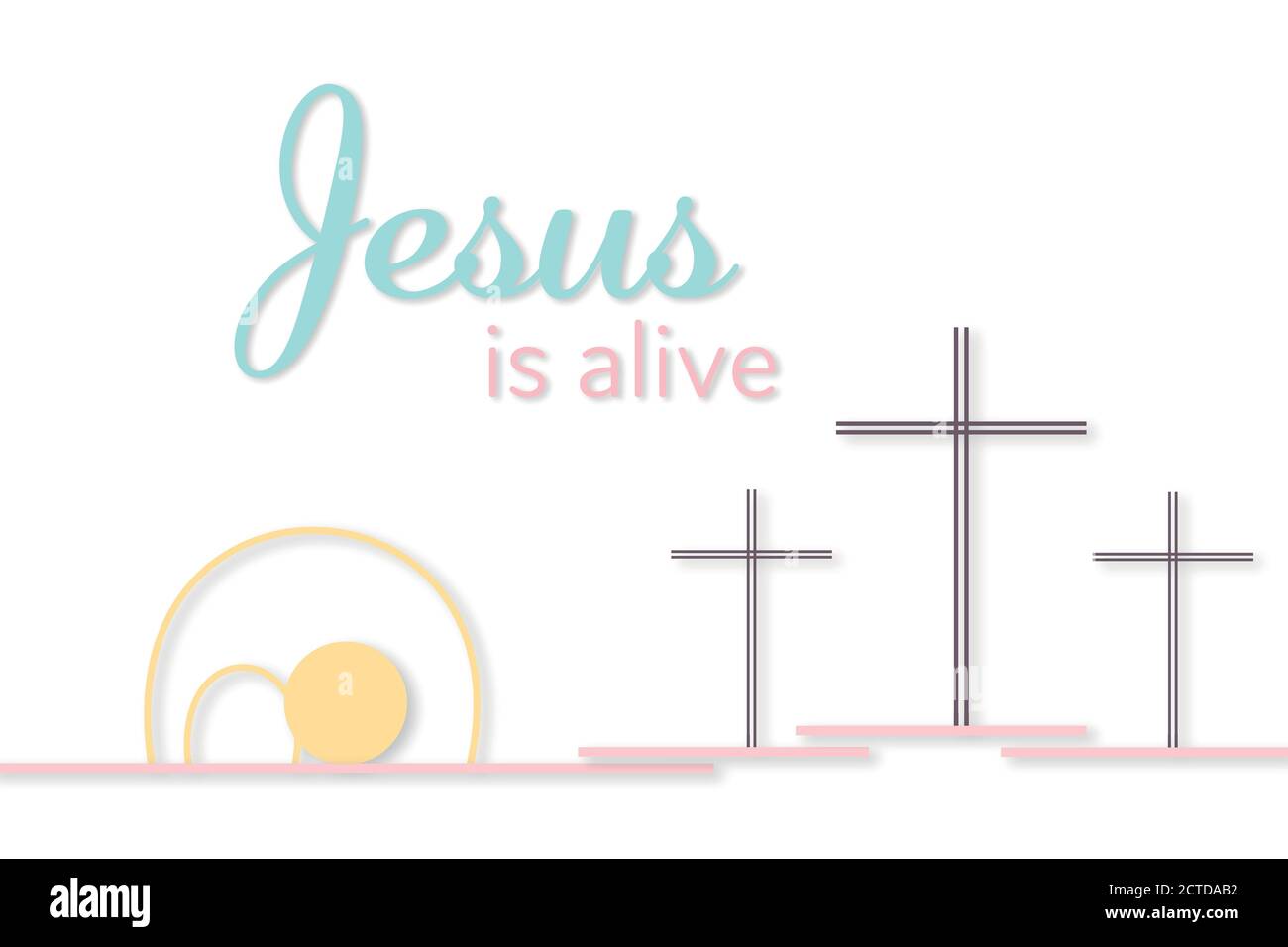 Jesus Is Alive Clipart