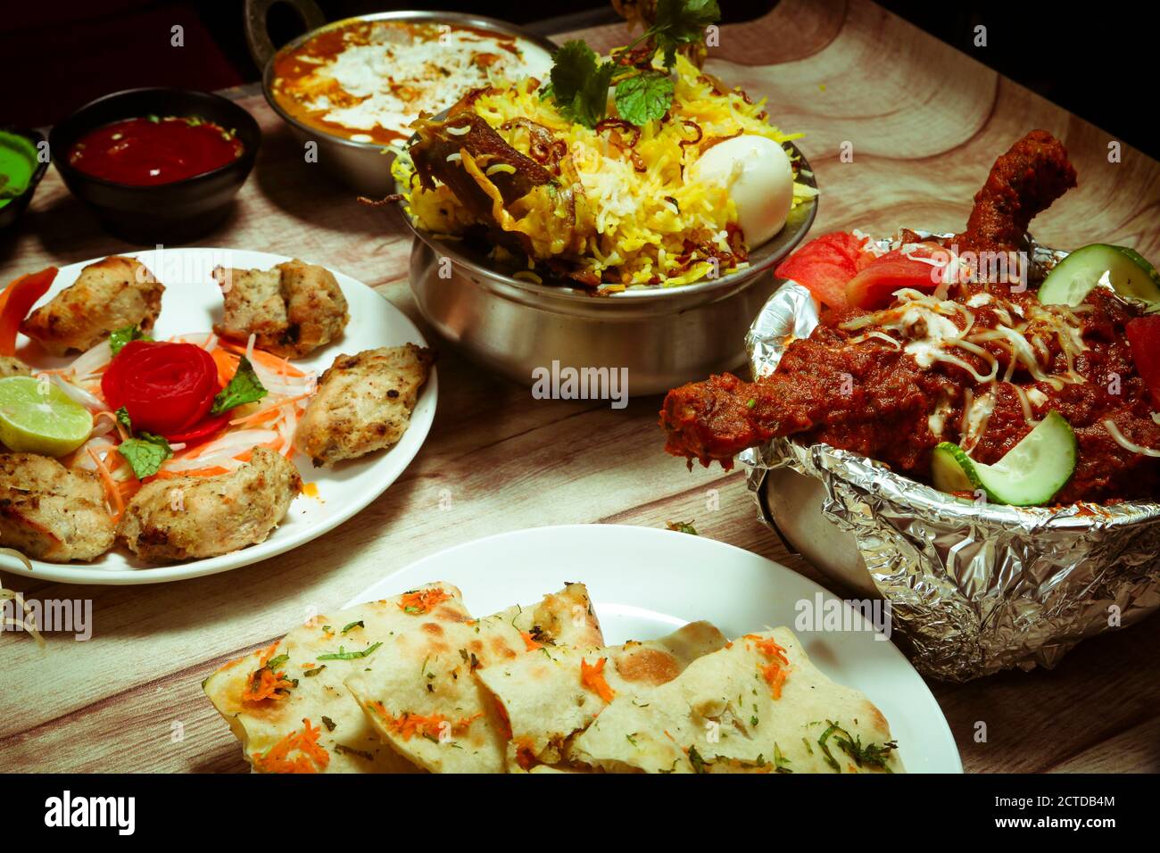 Indian restaurant testy and spicy best food Stock Photo - Alamy