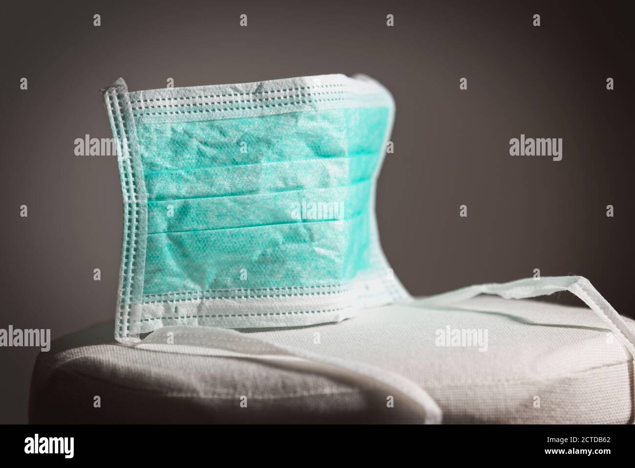 Surgical medical face mask as individual protection device Stock Photo ...