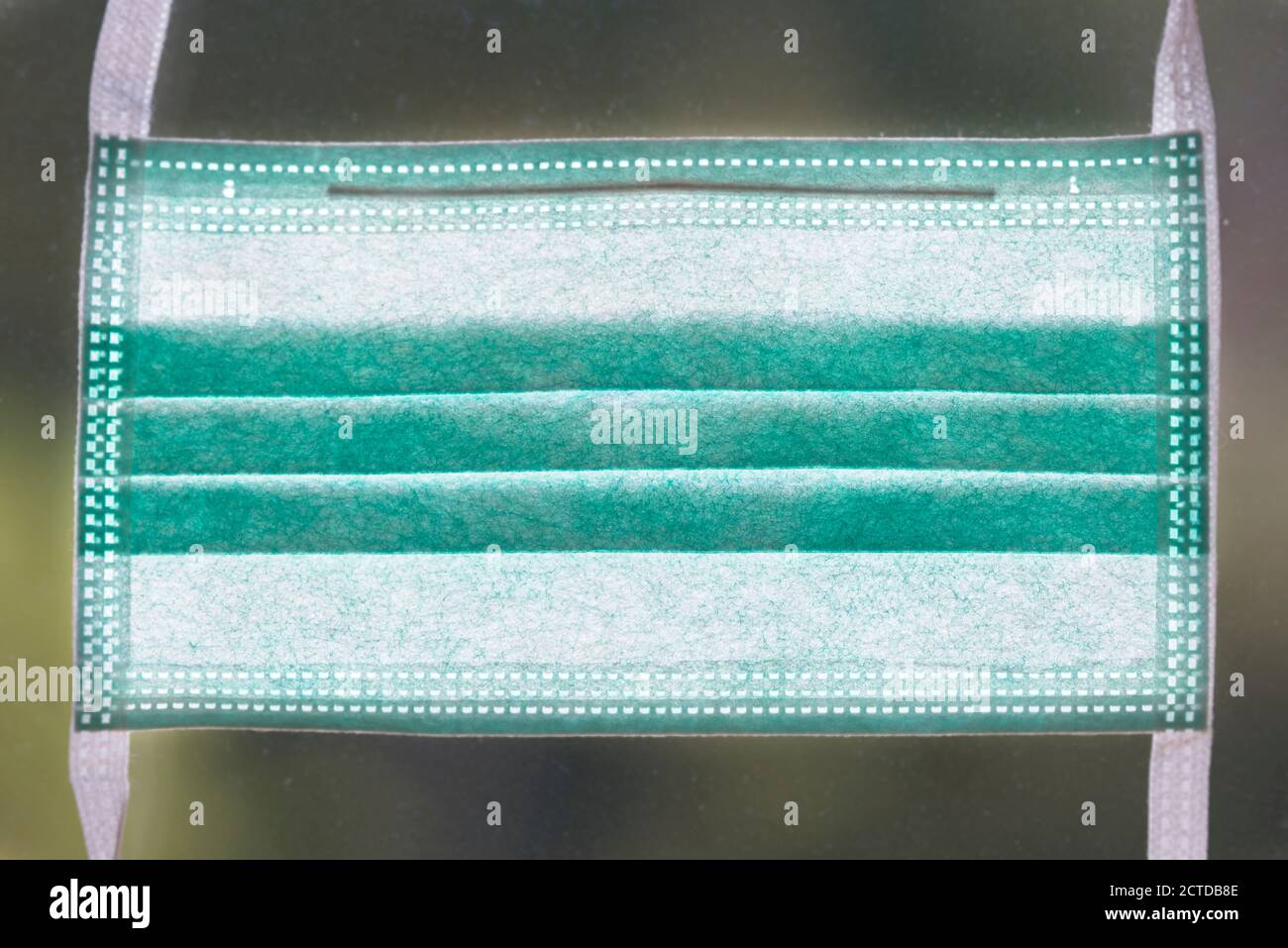 Macro detail of Surgical medical face mask as individual protection ...