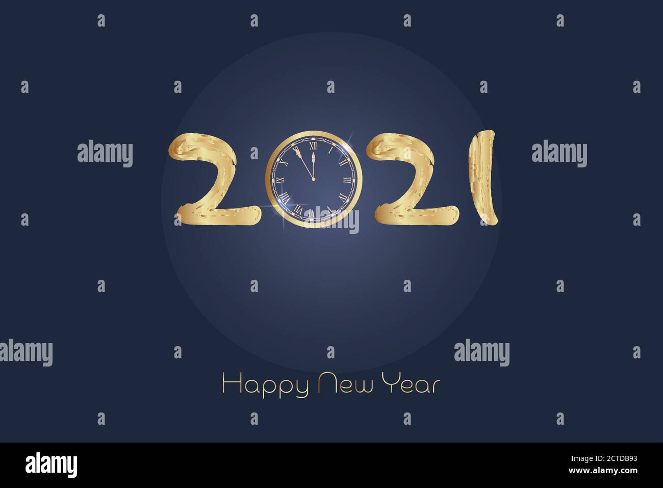 Gold clock numbers Stock Vector Images - Alamy