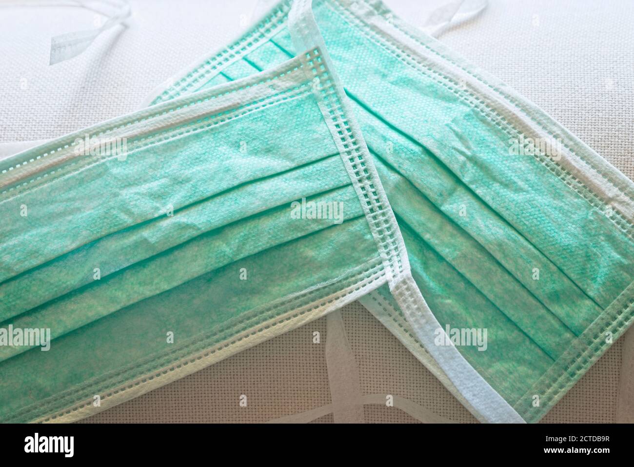 Surgical medical face mask as individual protection device Stock Photo ...