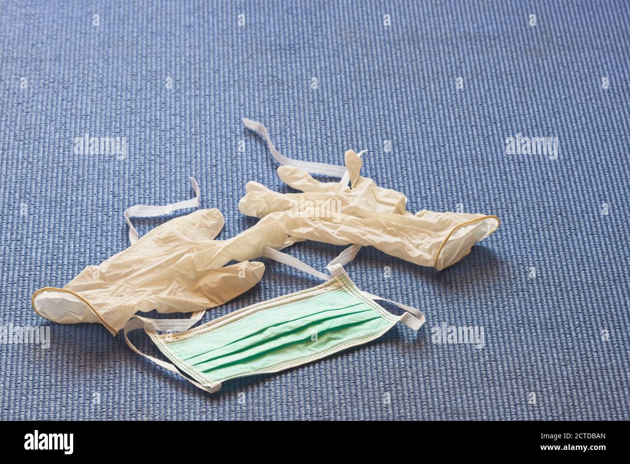 Surgical medical face mask and gloves as individual protection devices ...