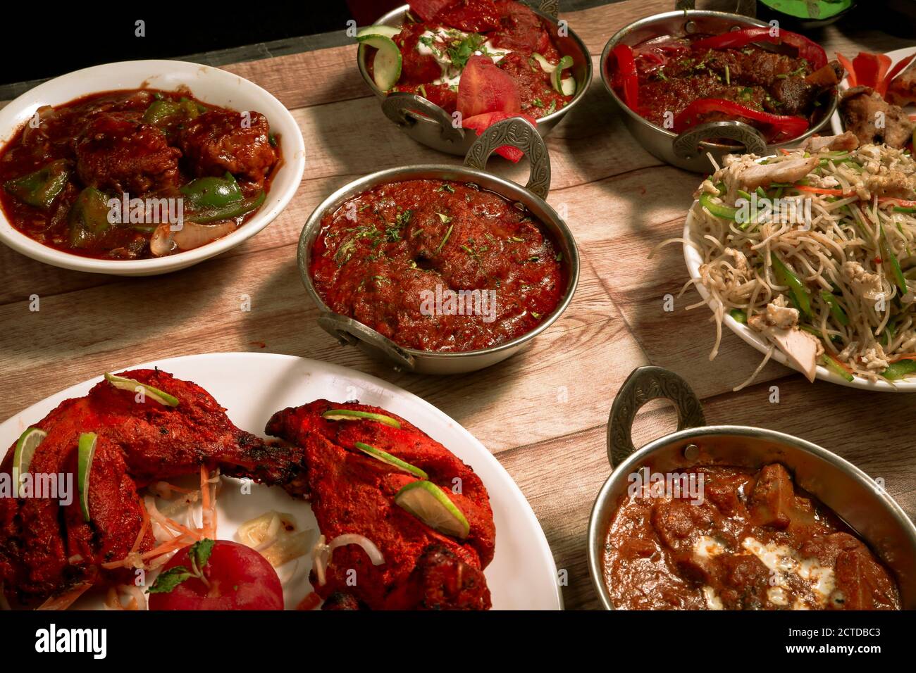 Indian restaurant testy and spicy best food Stock Photo - Alamy