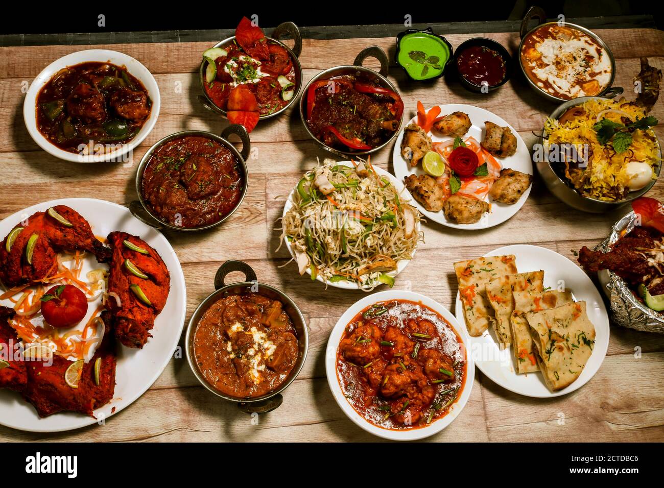 Indian restaurant testy and spicy best food Stock Photo - Alamy