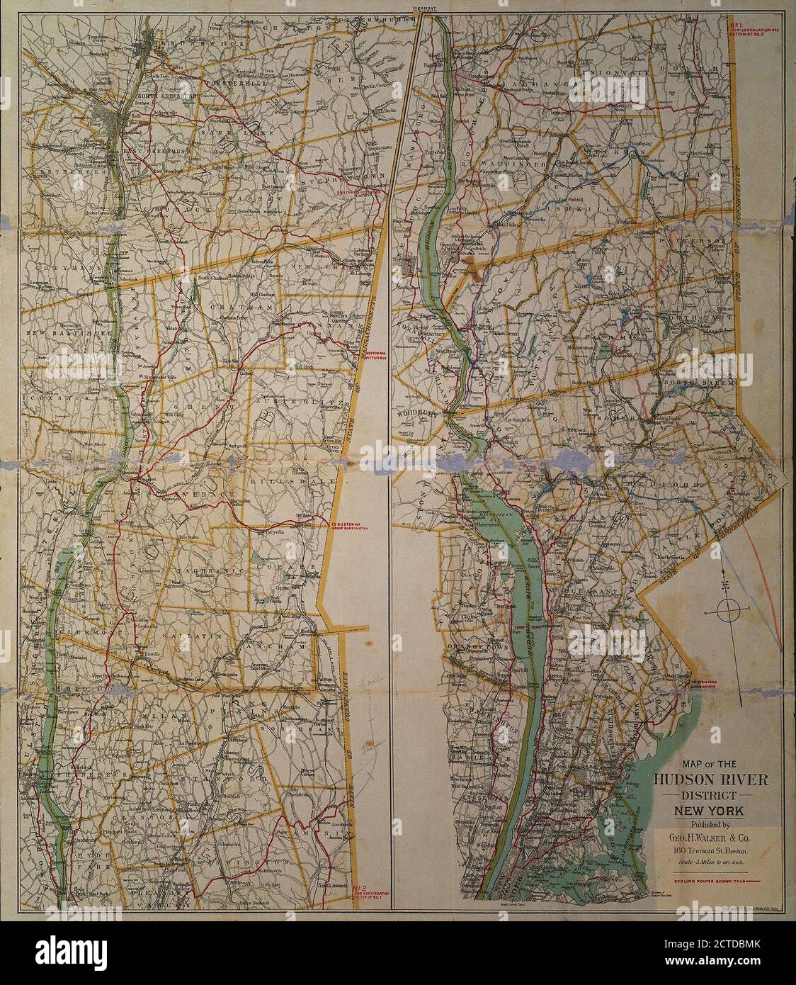 Full Hudson River Map