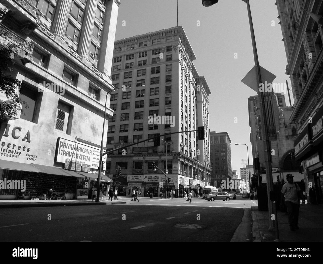 Los Angeles California Usa February 2002 Black And White Archival
