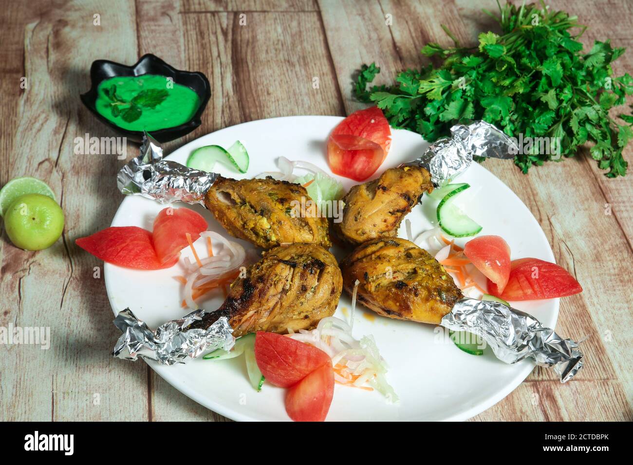 Indian restaurant best testy food chicken Stock Photo - Alamy