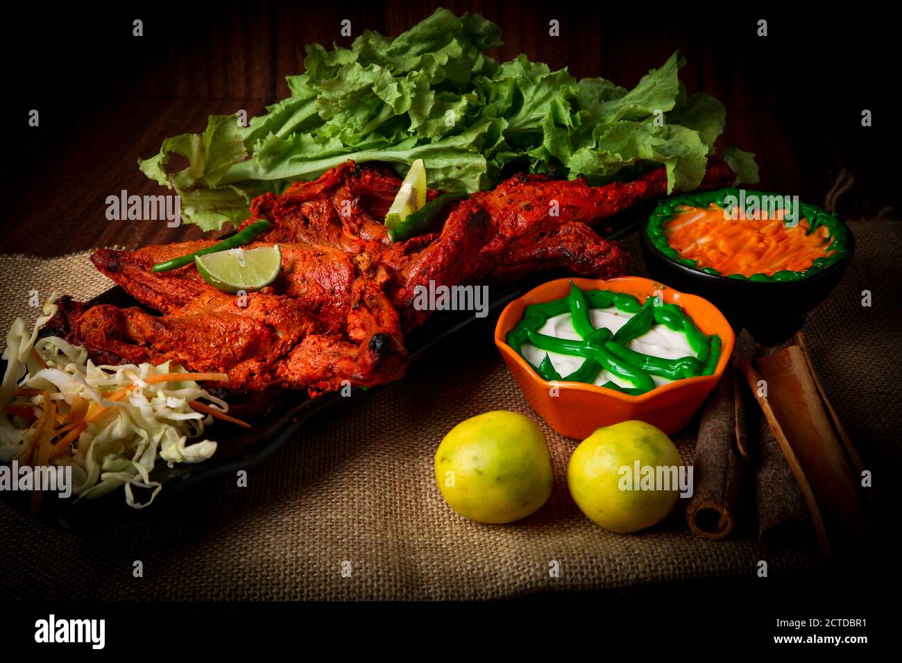 Indian restaurant best testy food chicken Stock Photo - Alamy