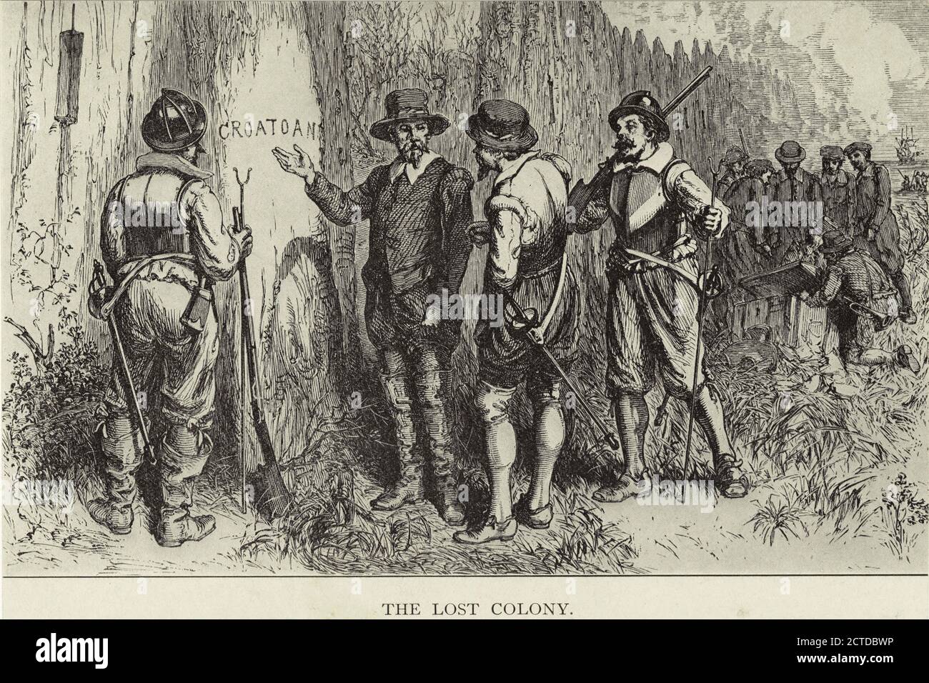 The lost colony, still image, Conjectural works, 1900 Stock Photo - Alamy
