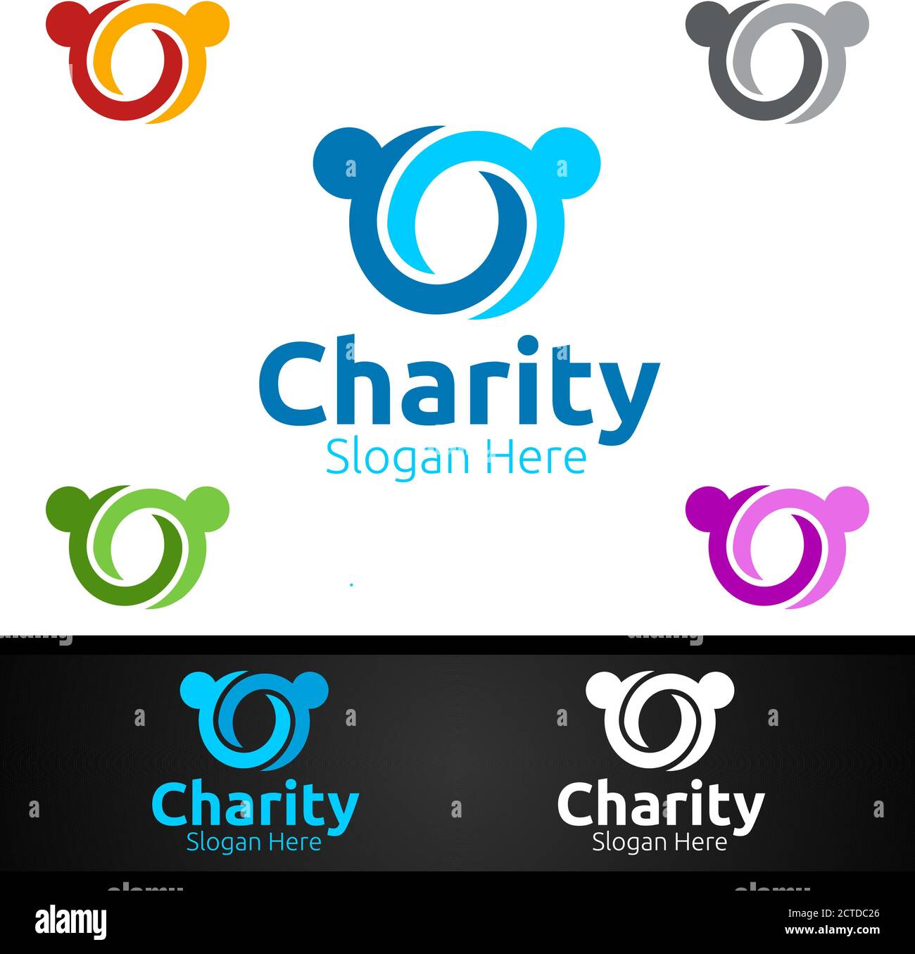 Helping Hand Charity Foundation Creative Logo for Voluntary Church or ...
