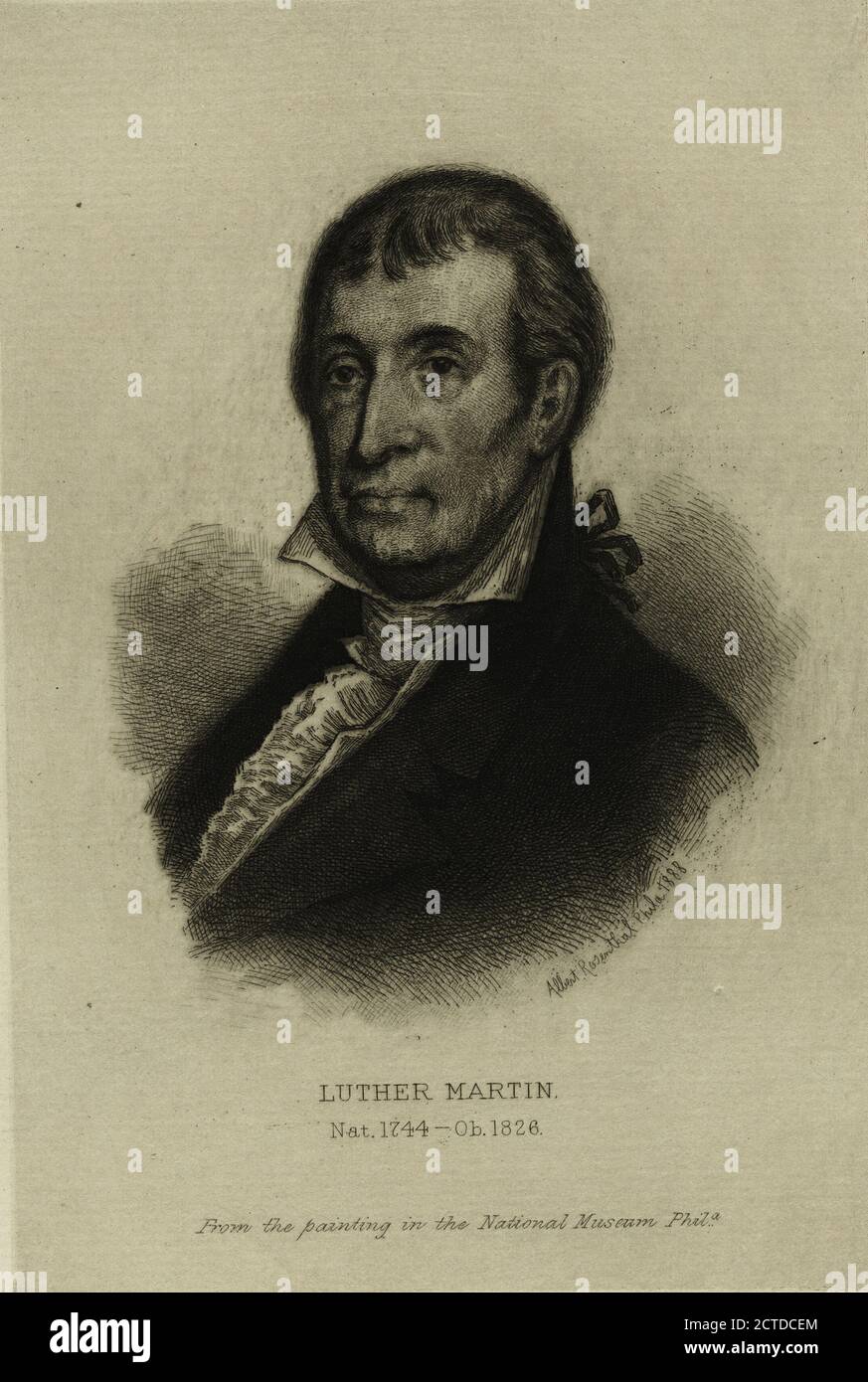 Luther Martin., still image, Prints, 1888 Stock Photo - Alamy