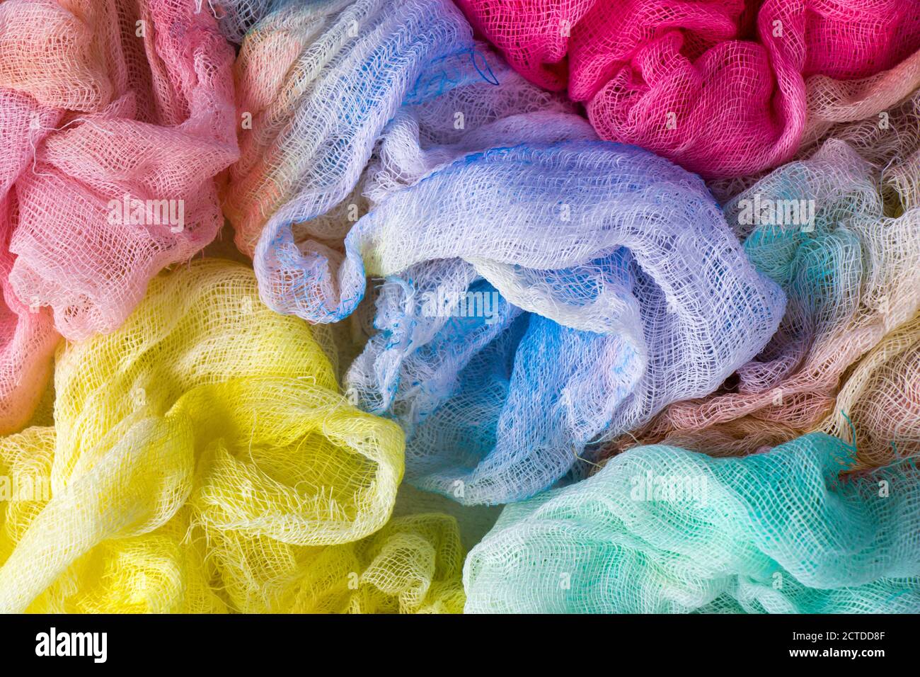 Watercolor cotton clothe background, colored bandage backdrop Stock ...