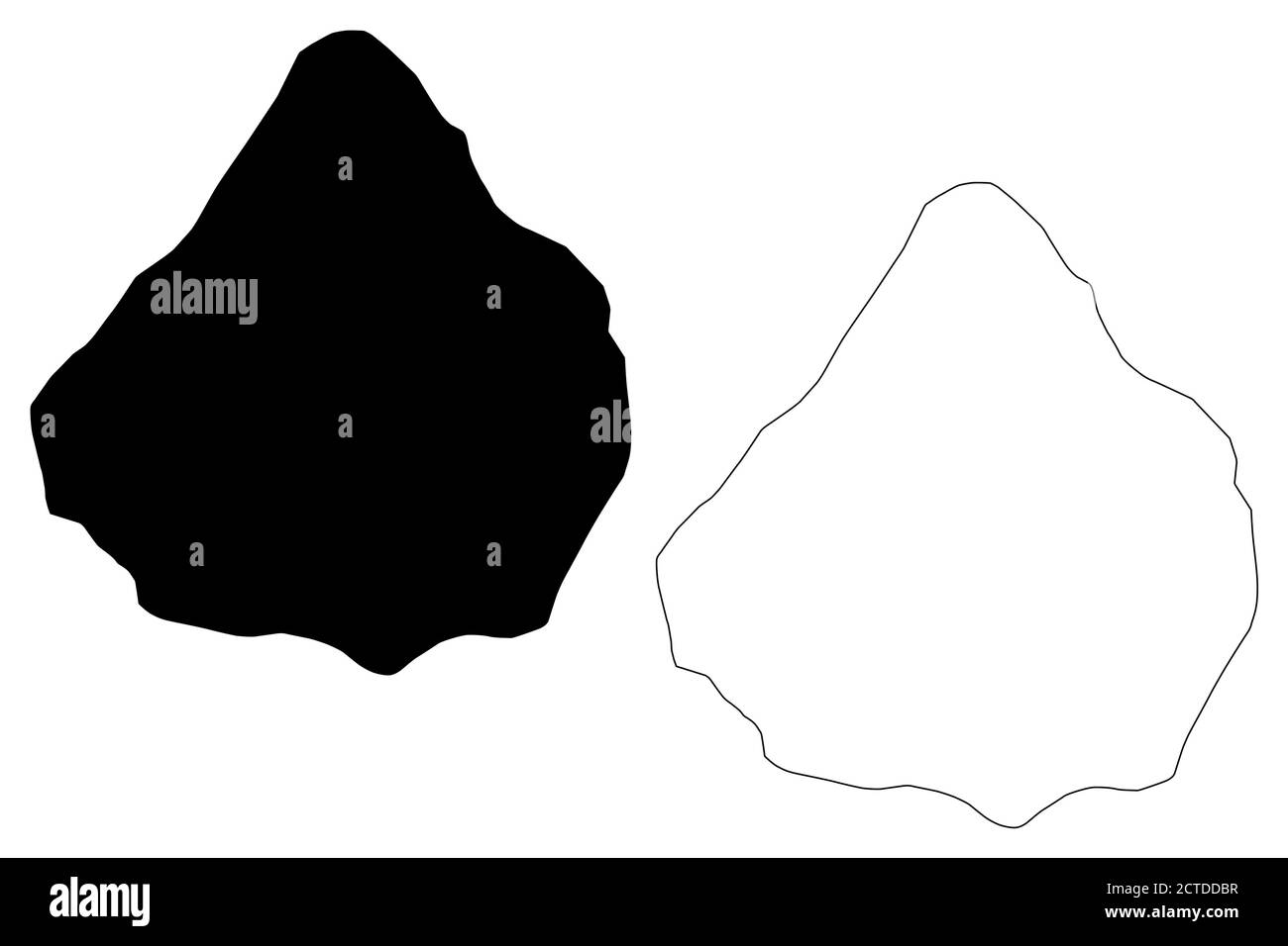 Ibadan City (Federal Republic of Nigeria, Oyo State) map vector ...