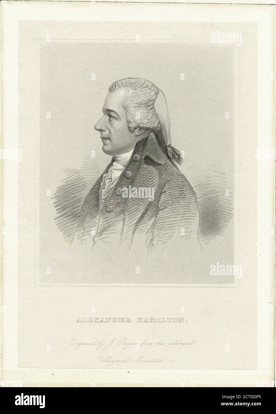 Alexander Hamilton., still image, Prints, 1850 Stock Photo - Alamy