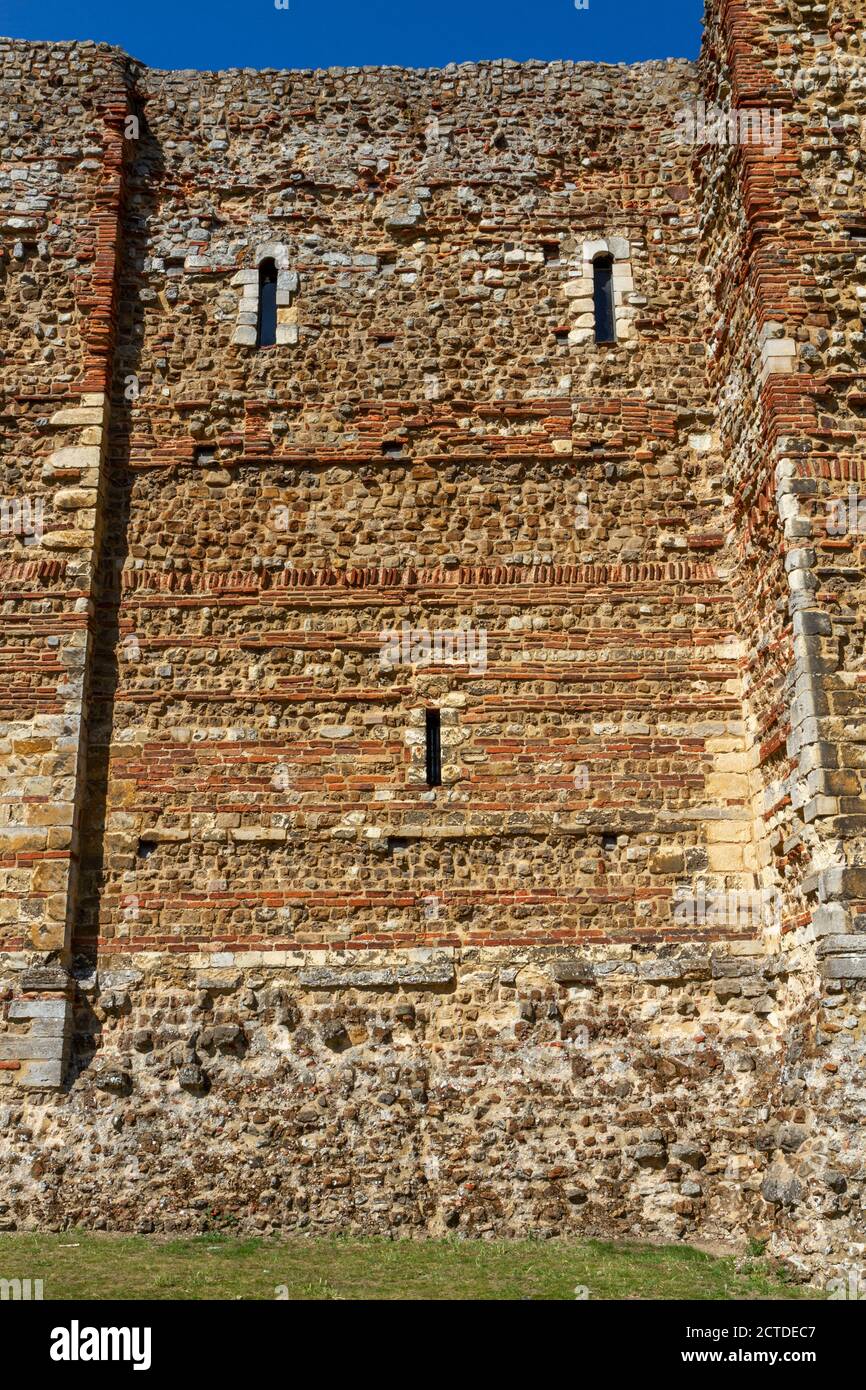 The East Wall to Colchester Castle, a Norman castle in Colchester ...