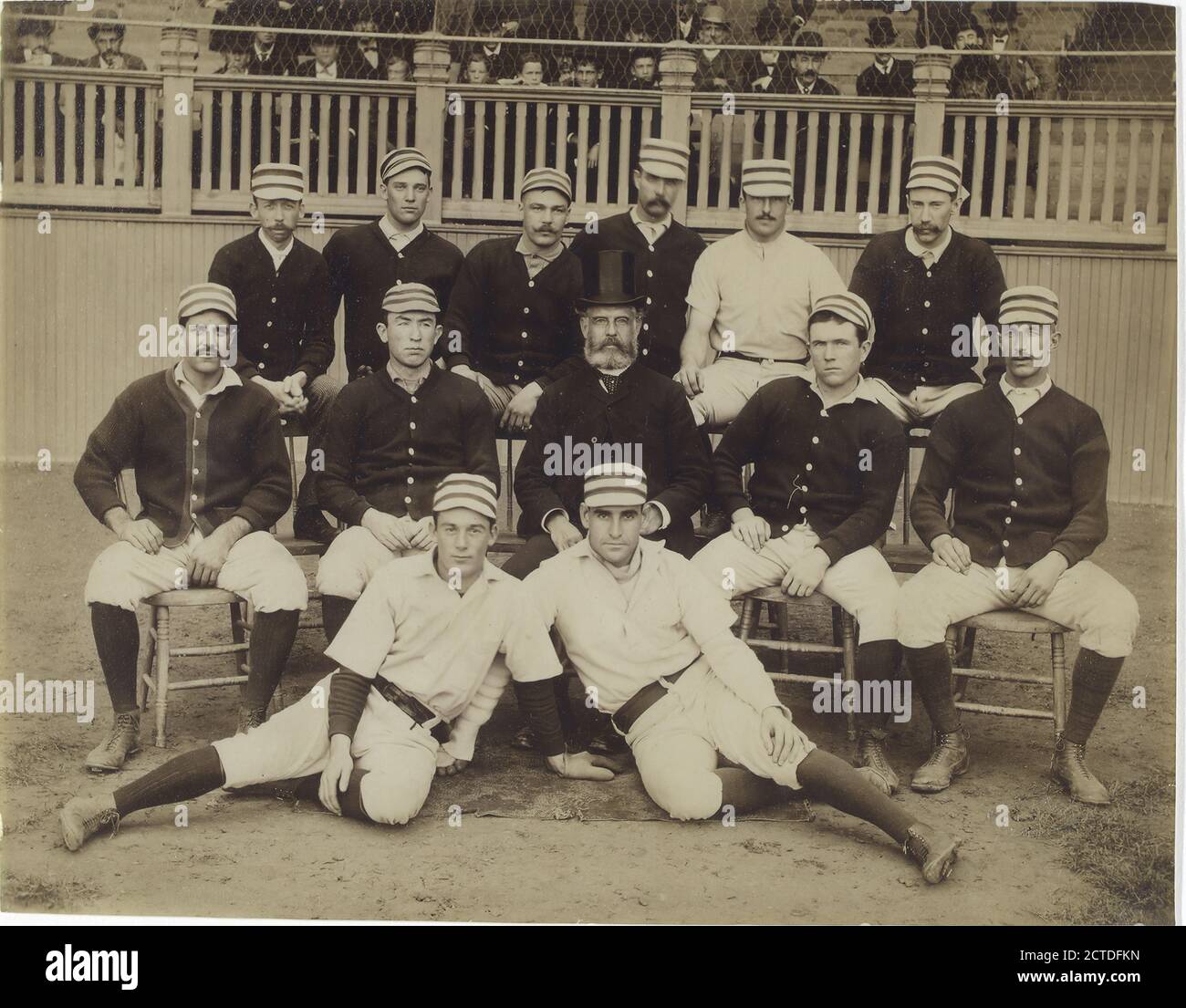 Philadelphia Baseball Club, 1887, Capt. Irwin, Maul, McGuire, Wood ...