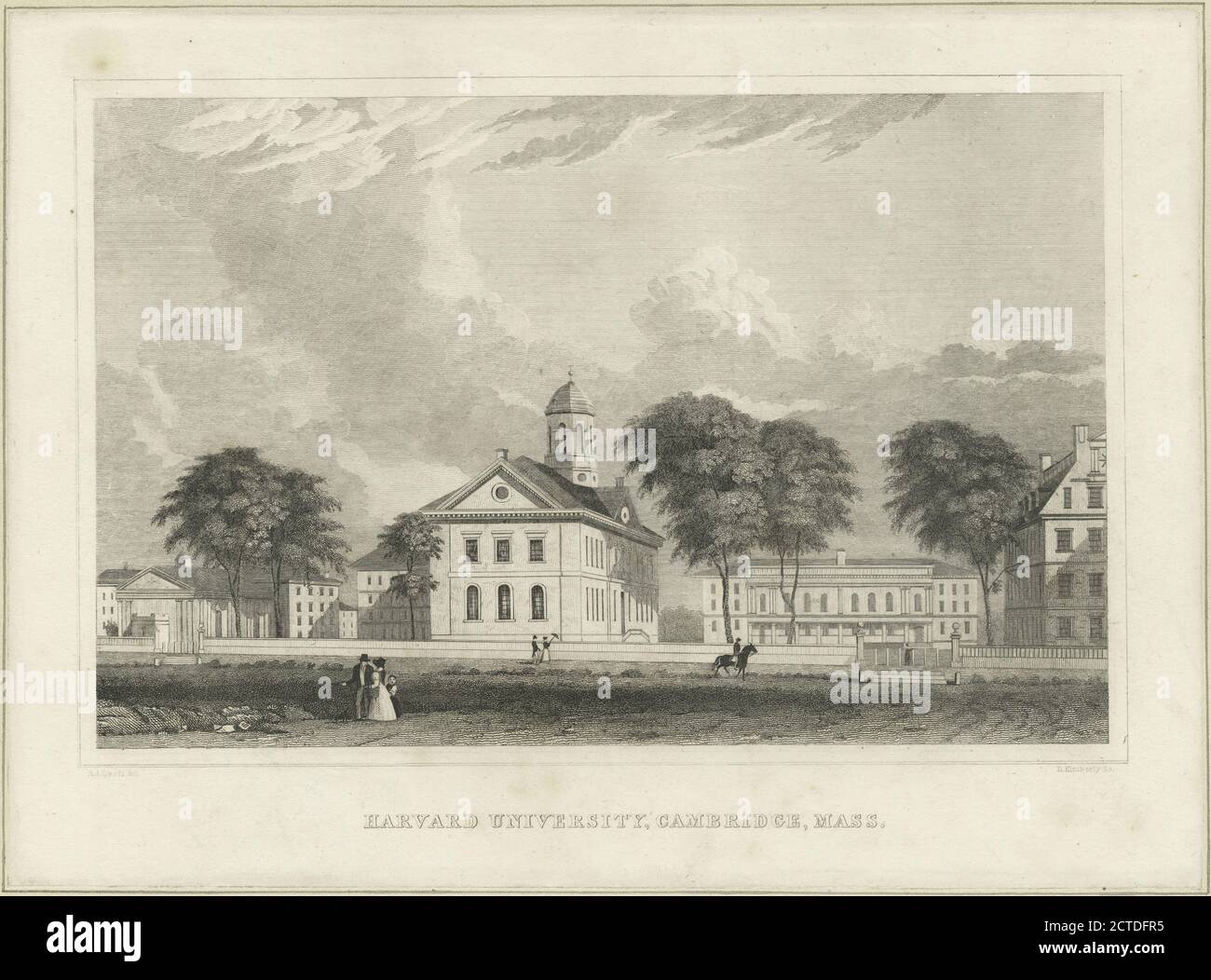 Harvard University, Cambridge, Mass., still image, 1770 - 1880 Stock ...