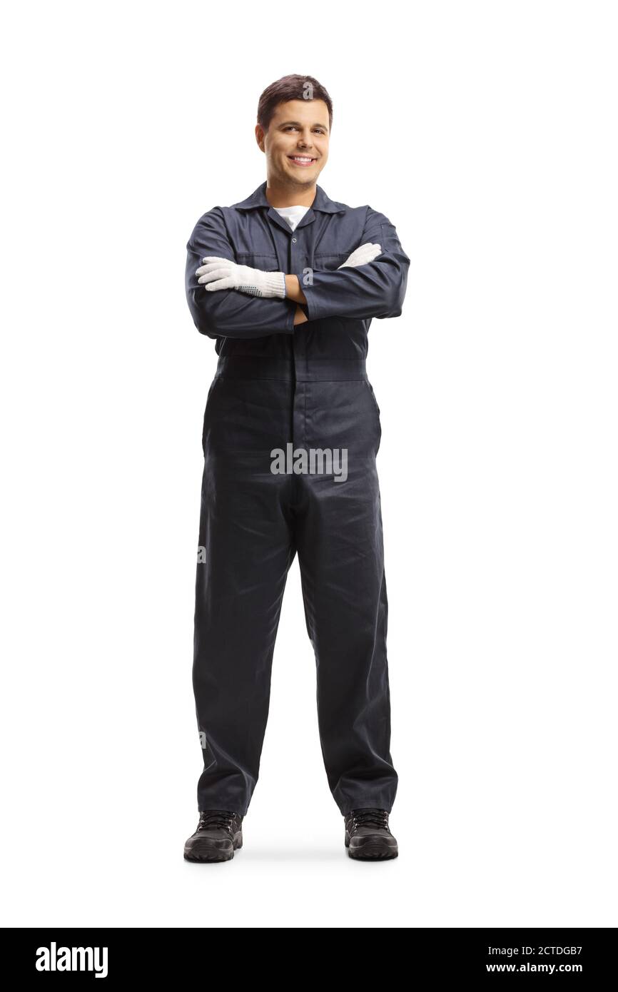 Worker in auto service Cut Out Stock Images & Pictures - Alamy