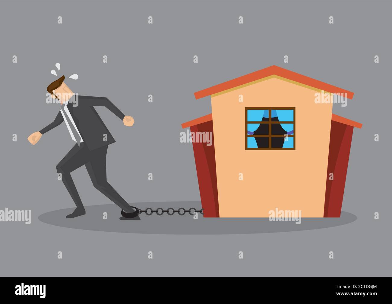 Chained each other Stock Vector Images - Alamy