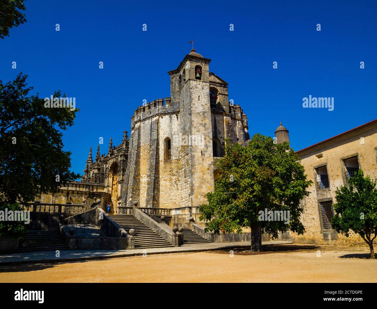 Fortress of Tomar, the castle of the Knights Templar, UNESCO Heritage ...