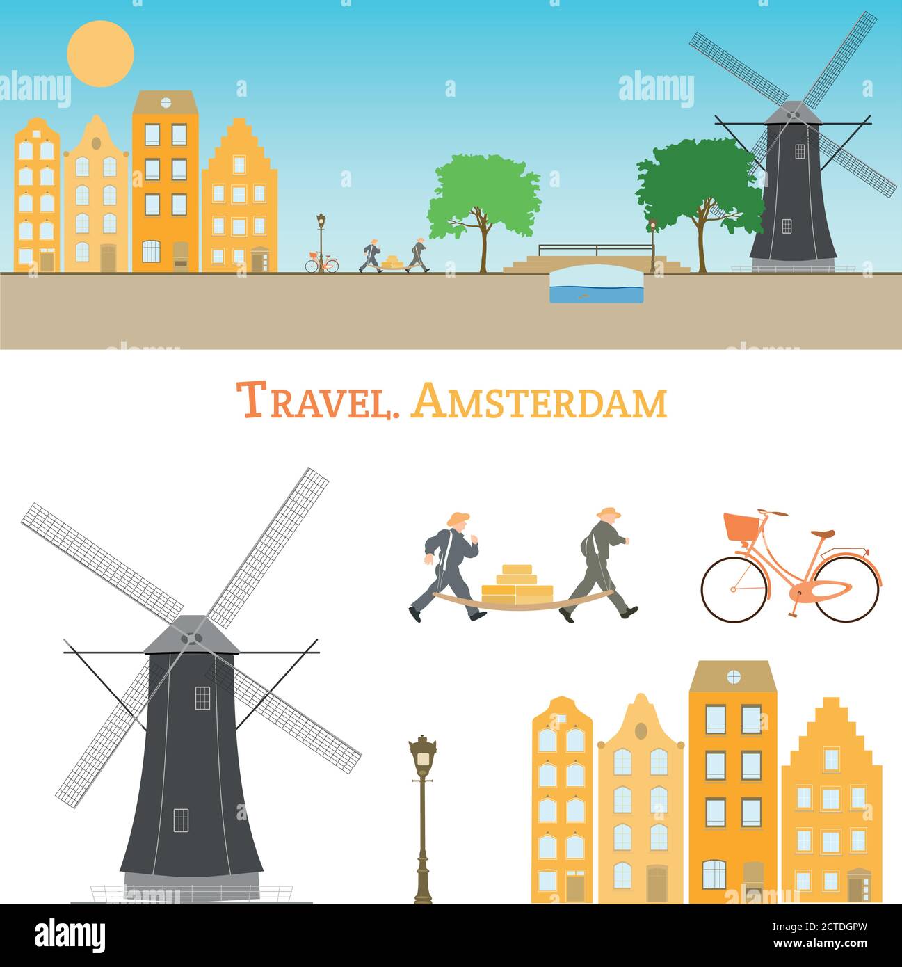 Old amsterdam cheese Stock Vector Images - Alamy