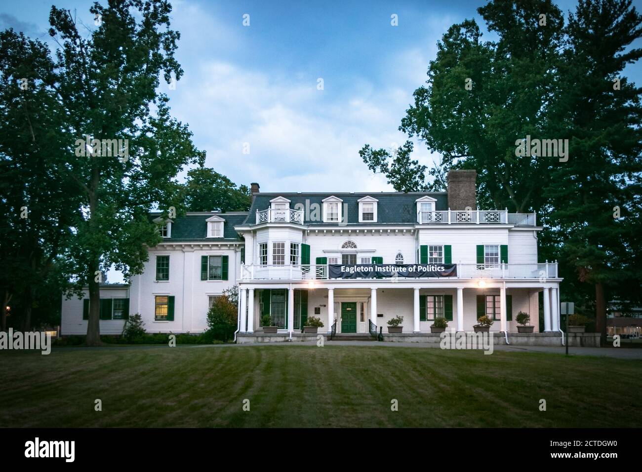 The Eagleton Institute of Politics, housed at the Wood Lawn Mansion - a ...