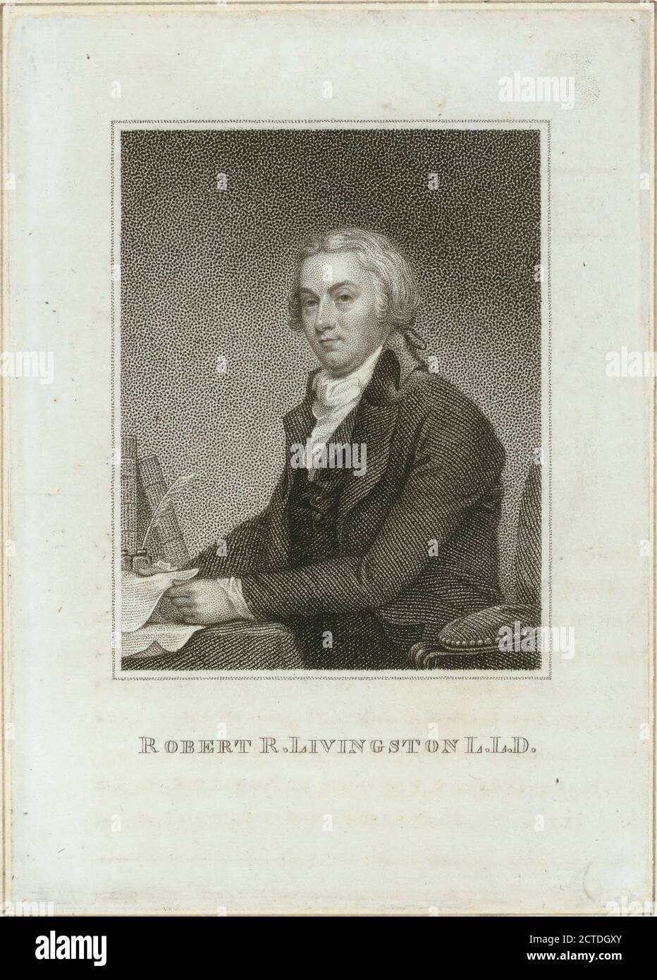 Robert R. Livingston, LL.D., still image, Prints, 1881, Hunt, Charles ...