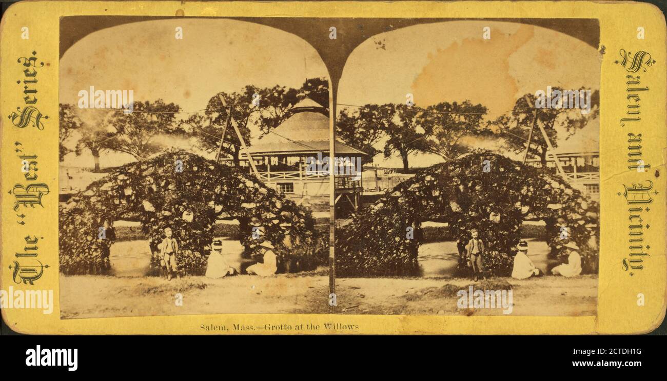 Salem, Mass.--grotto at the willows., still image, Stereographs, 1850 ...