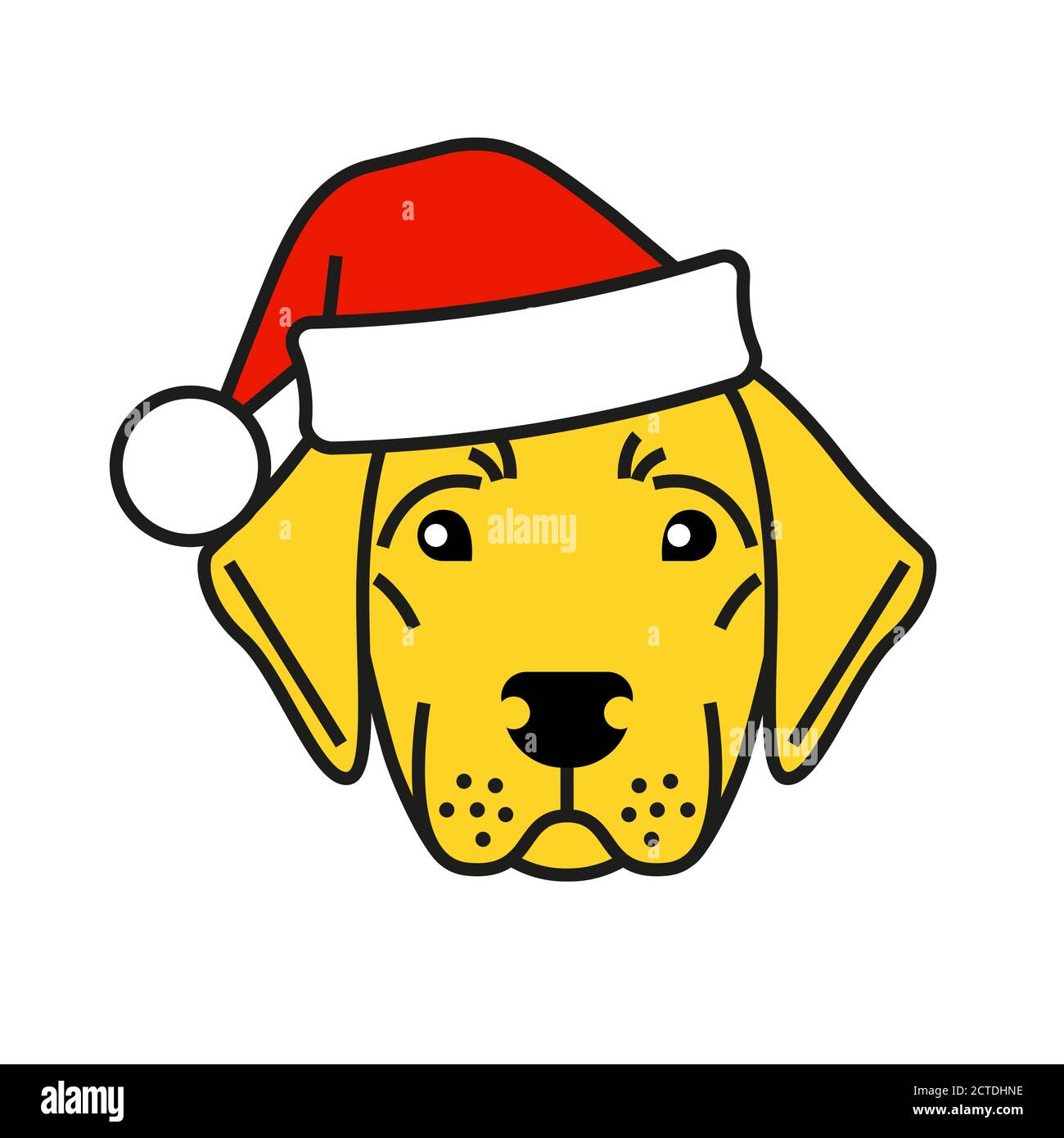 Lab christmas Stock Vector Images - Alamy