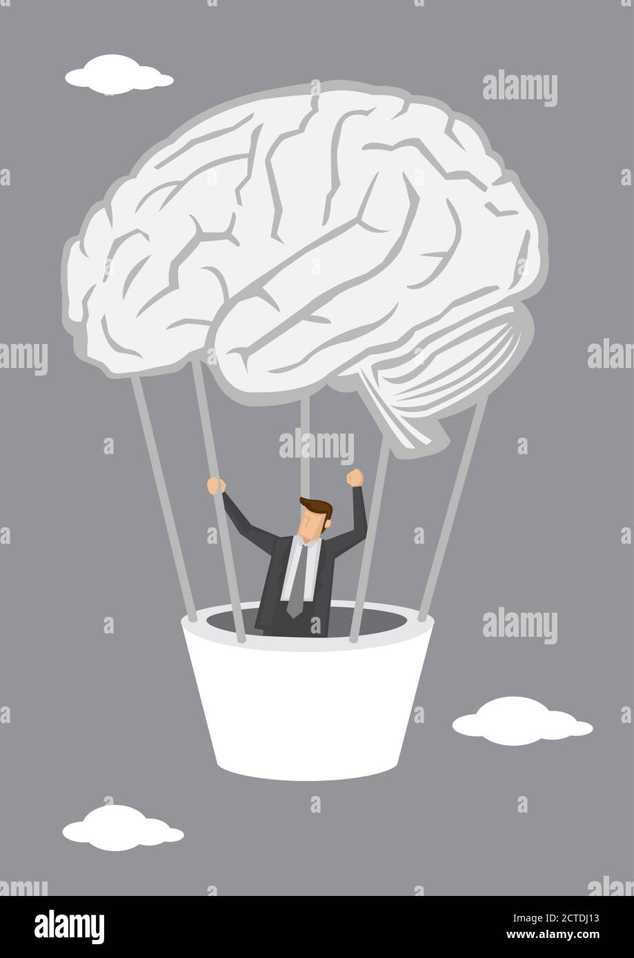 Hot air balloon lifting up Stock Vector Images - Alamy