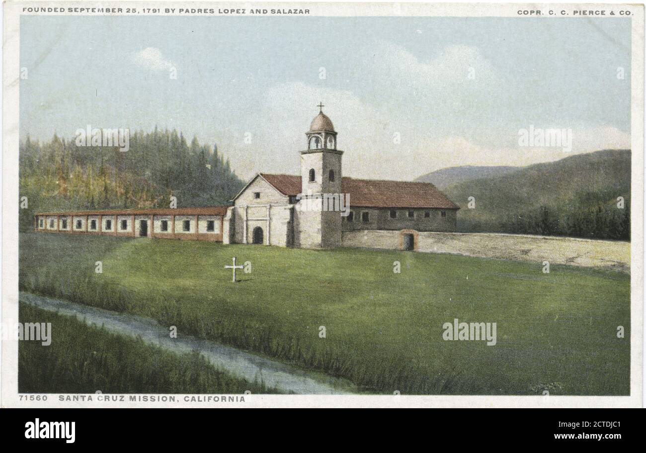 Mission santa cruz california hi-res stock photography and images - Alamy