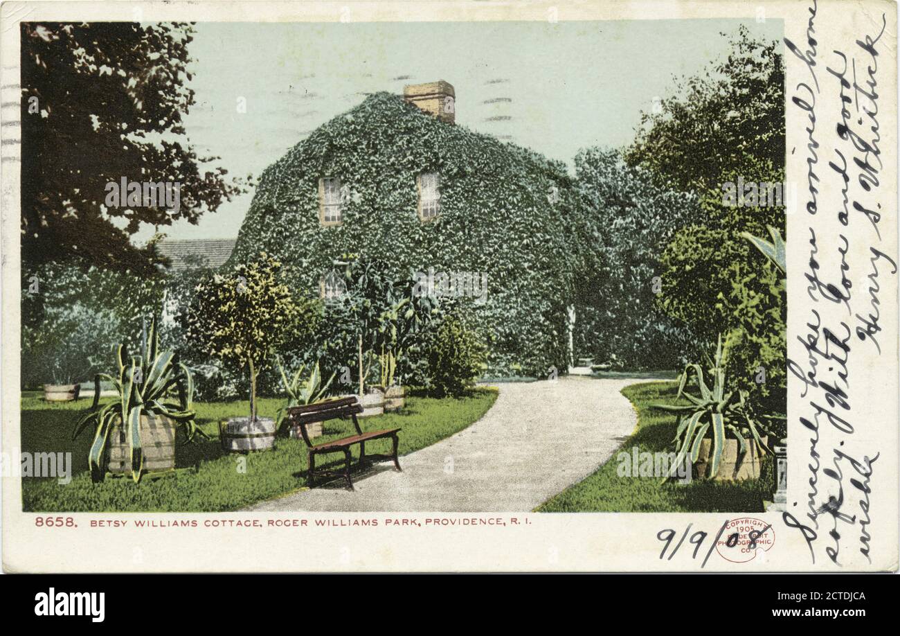 Betsy Williams Cottage, Roger Williams Park, Providence, R. I., still ...