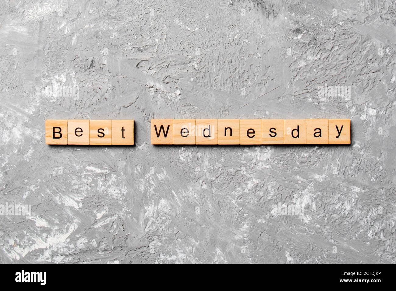 best wednesday word written on wood block. best wednesday text on ...