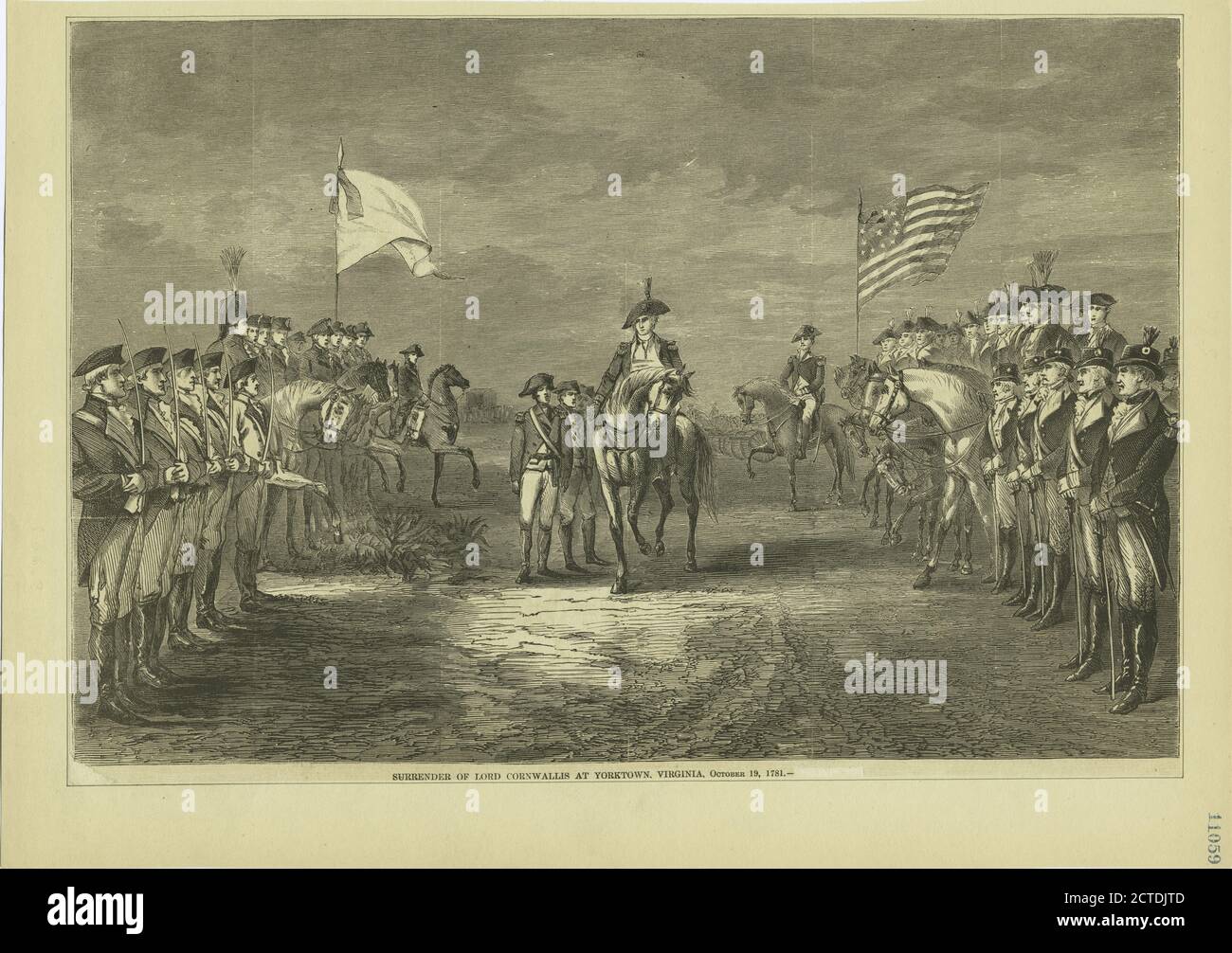 Surrender at yorktown hi-res stock photography and images - Alamy