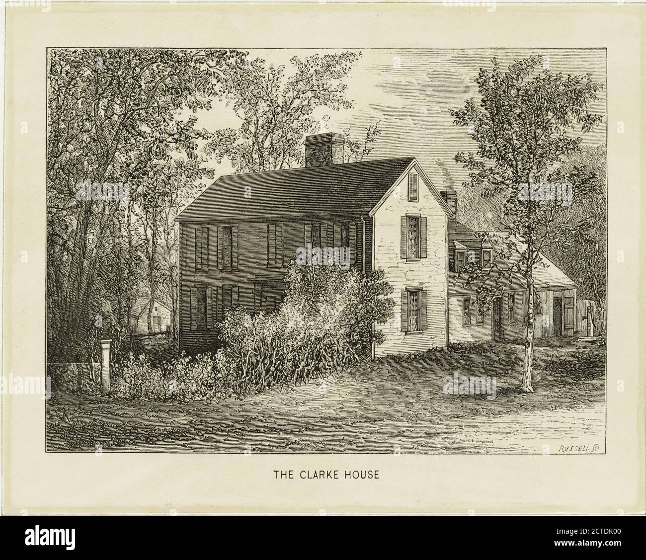 Clarke house hancock adams hi-res stock photography and images - Alamy