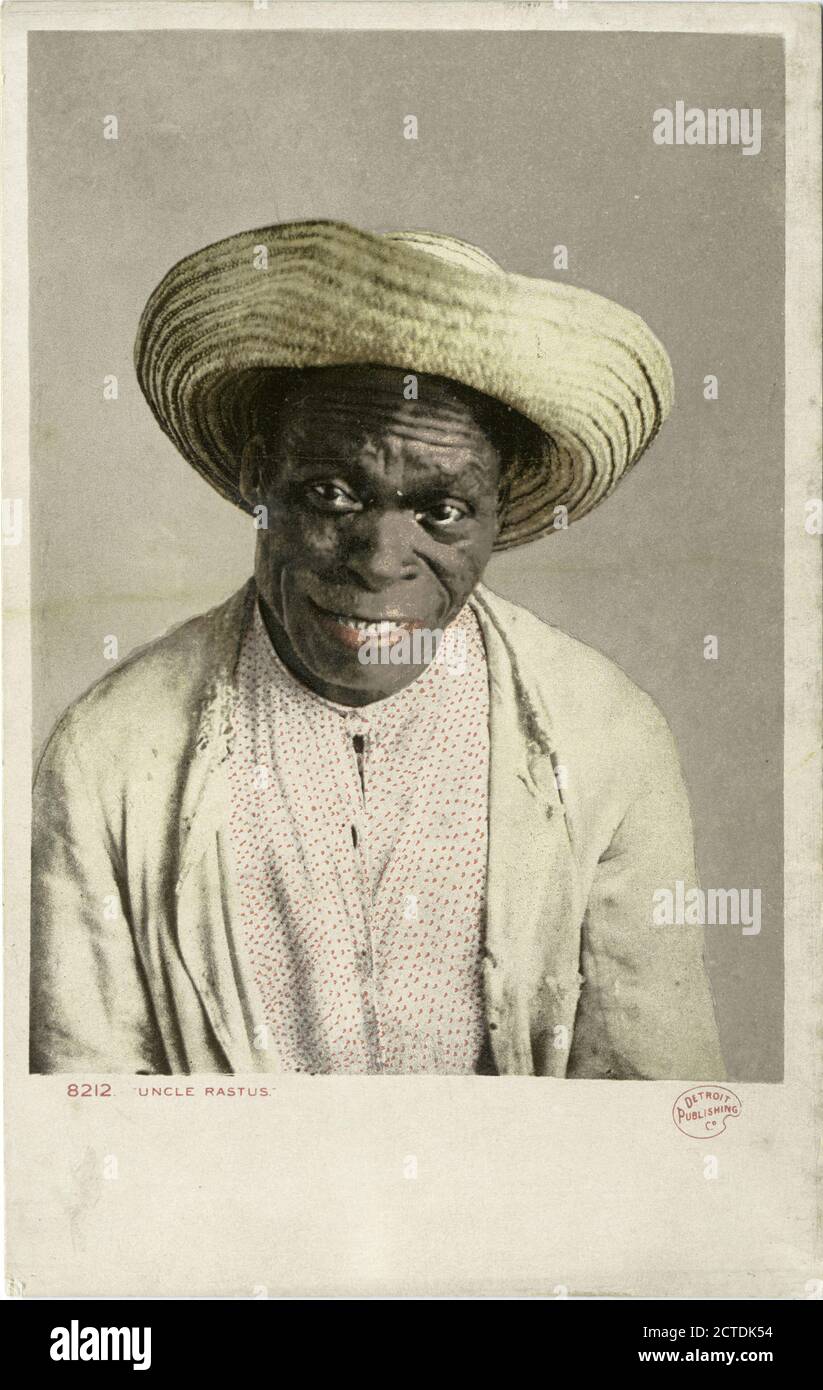 Uncle Rastus, still image, Postcards, 1898 - 1931 Stock Photo - Alamy