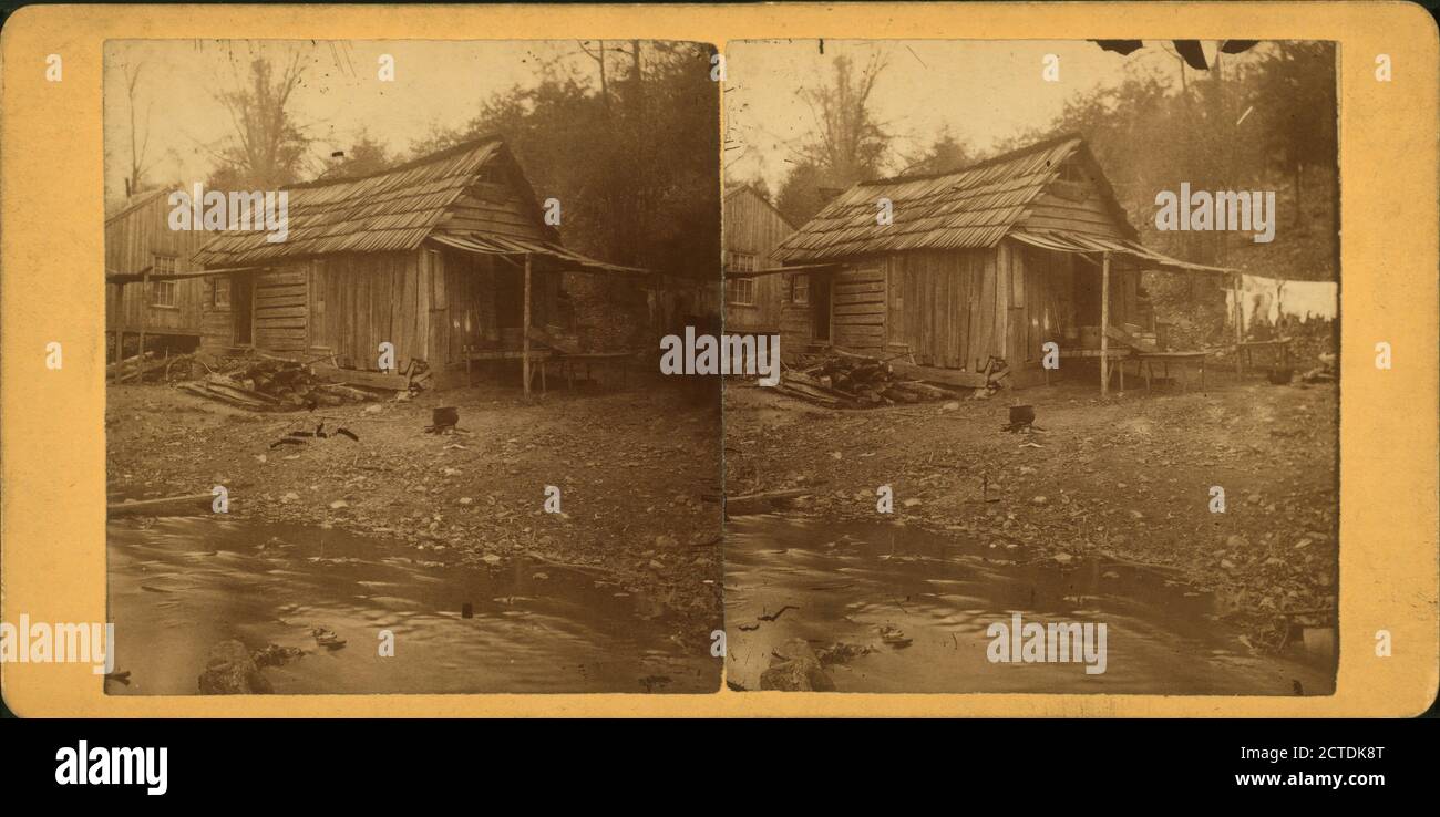 Garland County Poor House., still image, Stereographs, 1880, Kennedy, J ...