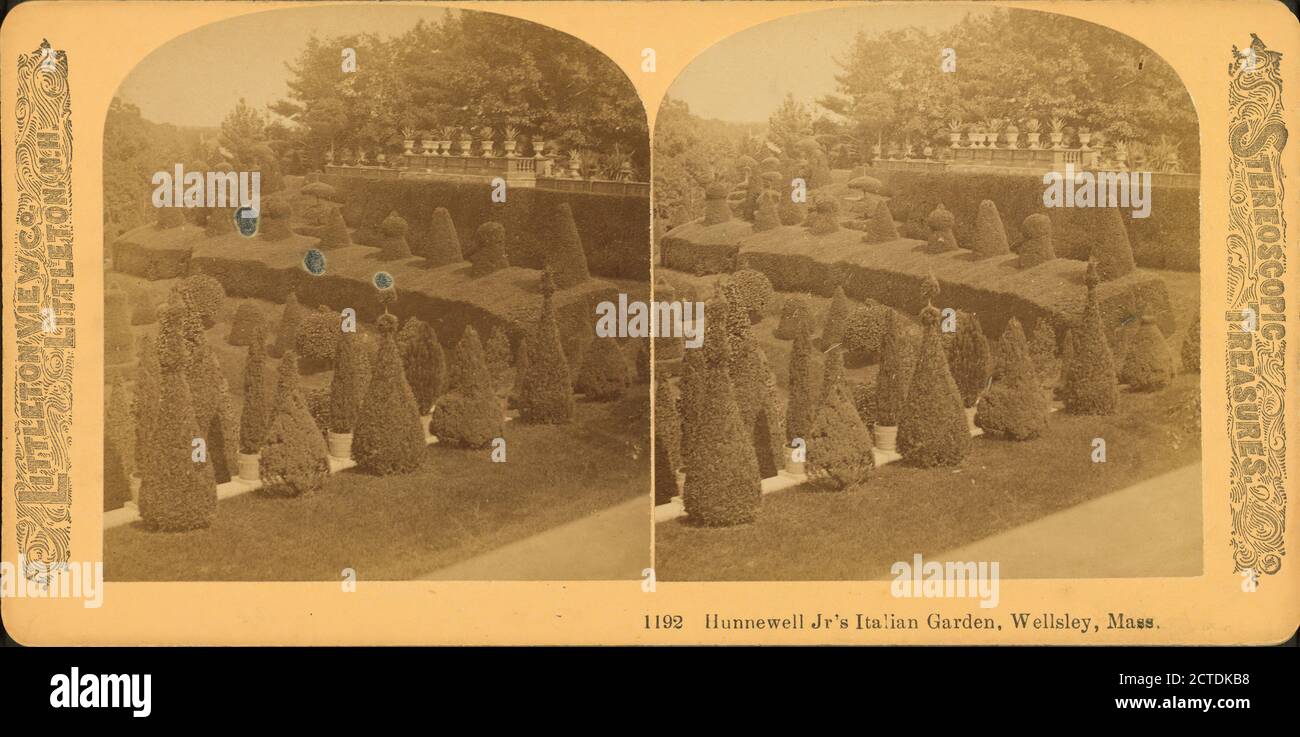Hunnewell's Italian Gardens, Wellesley, Mass., still image ...