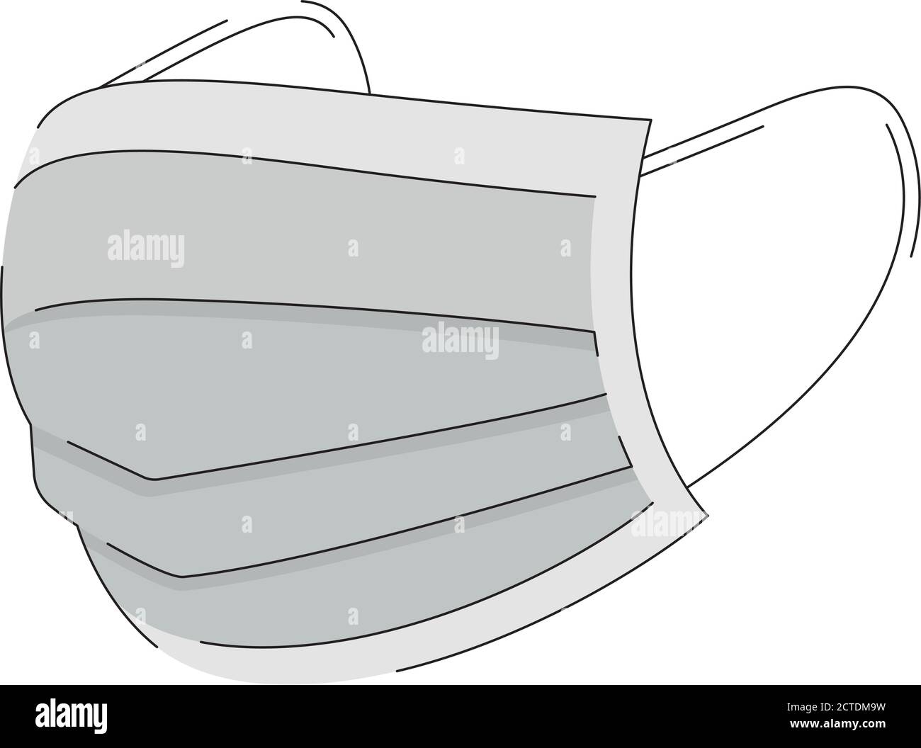 Isolated face mask. Virus protection and prevention - Vector Stock ...