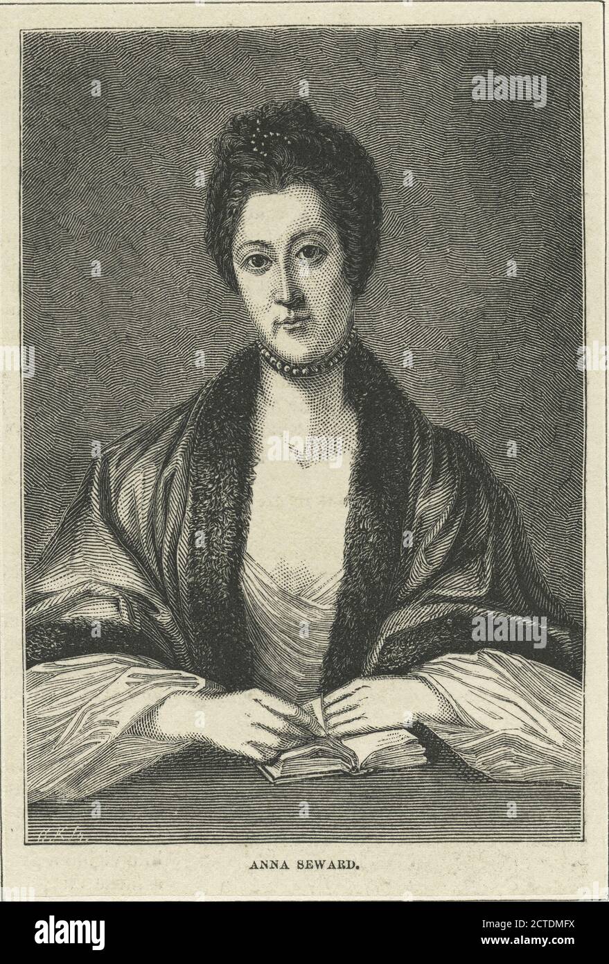 Anna Seward., still image, Prints, 1777 - 1890 Stock Photo - Alamy