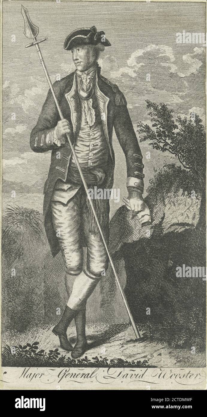 Major General David Wooster., still image, Prints, 1777 - 1890 Stock ...