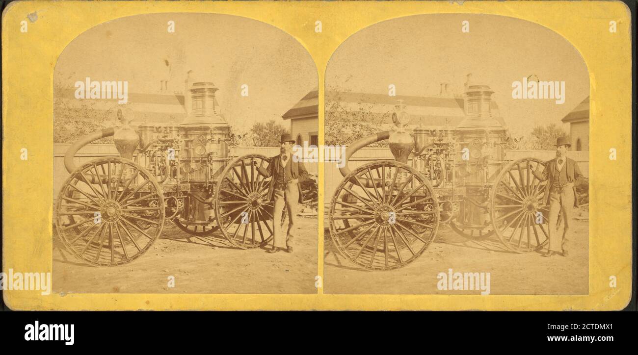 Foxboro steam fire engine., still image, Stereographs, 1850 - 1930 ...