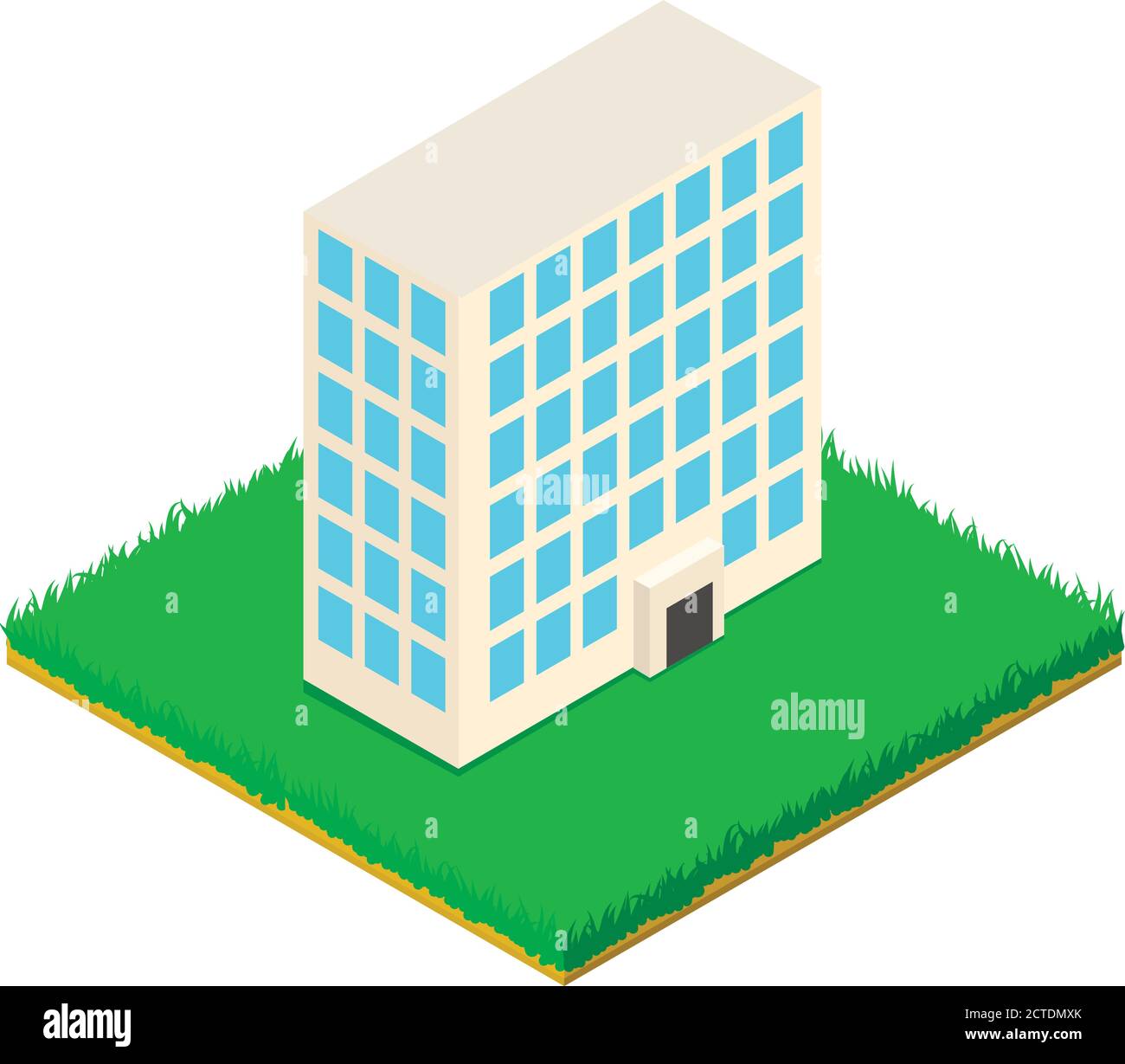 Multistorey building icon, isometric style Stock Vector Image & Art - Alamy