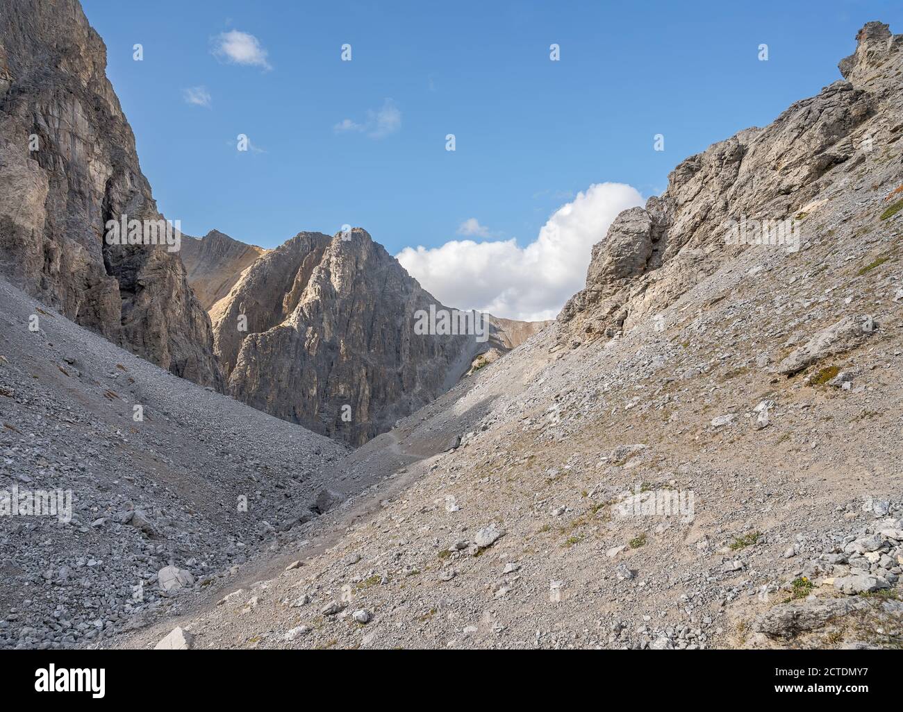 Cory Pass and Gargoyle Valley in Banff National Park, Alberta, Canada ...